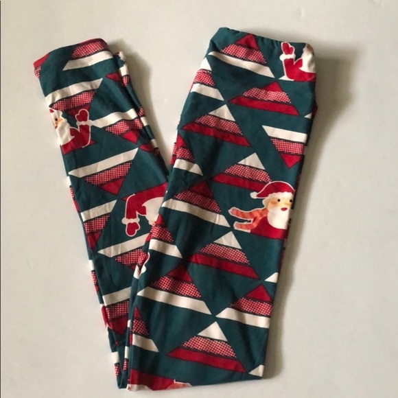 LuLaRoe | Pants & Jumpsuits | 3 Christmas Leggings Left Shown In ...